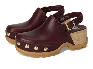 Sorel Roam'n Clog Rvt With Rivet Details And Adjustable Ankle Strap - Orange