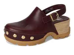 Sorel Roam'n Clog Rvt With Rivet Details And Adjustable Ankle Strap - Orange
