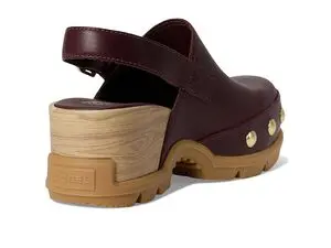Sorel Roam'n Clog Rvt With Rivet Details And Adjustable Ankle Strap - Orange
