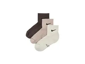 Nike Elevated Ankle Socks Set Of 3 - Multi