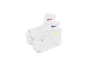 Nike Elevated Ankle Socks Set Of 3 - Multi