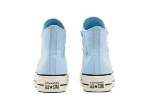 CONVERSE Chuck Taylor All Star Lift Platform Peached Canvas High-top Shoes - Blue