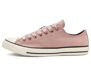 CONVERSE Chuck Taylor All Star Peached Canvas Low Top Lace-up Sneakers - Coral