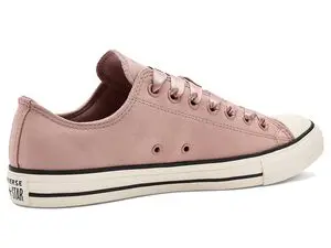 CONVERSE Chuck Taylor All Star Peached Canvas Low Top Lace-up Sneakers - Coral