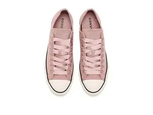 CONVERSE Chuck Taylor All Star Peached Canvas Low Top Lace-up Sneakers - Coral