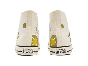 CONVERSE Chuck Taylor All Star Retro Floral High-top Sneakers - White