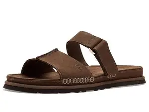 UGG Goldengaze Suede Slides - Dark Chestnut