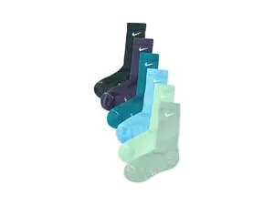Nike Elevated Crew Socks Set Of Six - Multi