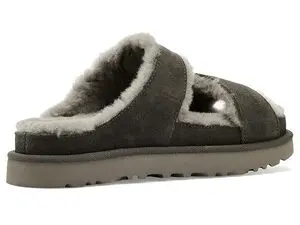 UGG Greenport Cross Strap Slide Slipper - Gray