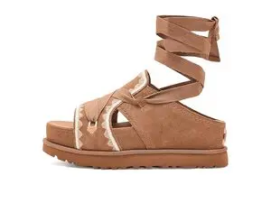 UGG Goldenstar Hi Artistitch Sandals - Tan