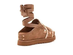 UGG Goldenstar Hi Artistitch Sandals - Tan