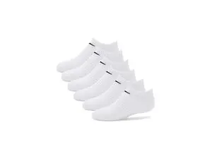 Nike Everyday Lightweight No Show Athletic Socks 6 Pair Pack - White