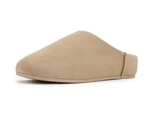UGG Elea Slip-on Suede Slippers - Bone