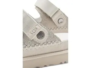 UGG Goldenstar Crackle Glide Sandals - White