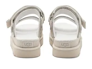 UGG Goldenstar Crackle Glide Sandals - White