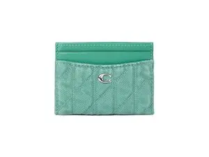 COACH Essential Quilted Card Case - Ivory