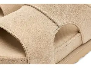 UGG Goldenstar Hi Cutout Slide Sandals - Bone