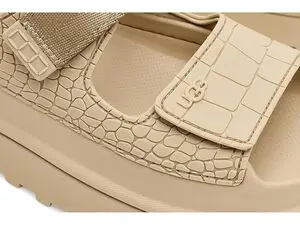 UGG Goldenglow Embossed Sandals - Taupe