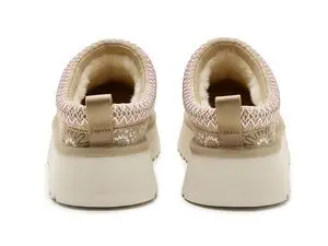 UGG Tazz Sun Stitch Embroidered Suede Slippers