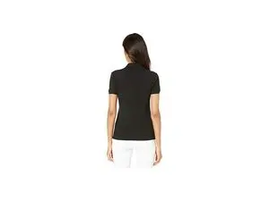 Lacoste Short Sleeve Slim Fit Stretch Pique Polo - Black