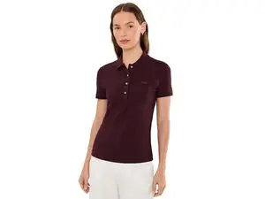 Lacoste Short Sleeve Slim Fit Stretch Piqué Polo - Oxalis