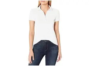 Lacoste Short Sleeve Slim Fit Stretch Piqué Polo - White