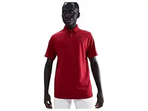 Nike Dri-fit Good Polo Short Sleeve Solid Clothing - Red
