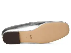 COACH Winley Metallic Leather Mary Jane Flats