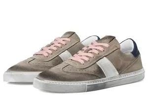 Greats Charlie Lace Up Suede Sneakers - Grey
