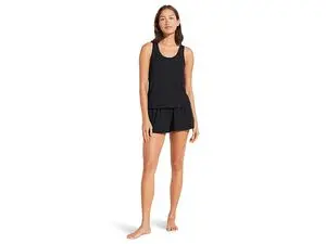 Eberjey Gisele Relaxed Fit Shorts - Black