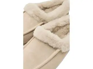 UGG Ansley Mule Suede Slippers - Beige