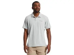 Columbia Freezer Polo Short Sleeve Knit Shark - Gray