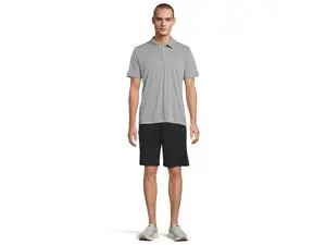 Columbia Sage Peak Knit Polo Short Sleeve Knit Grey Heather - Gray