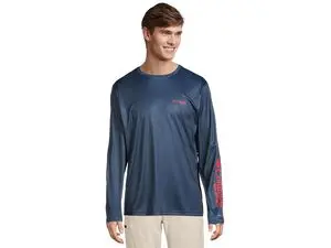 Columbia Terminal Tackle Pfg High Side Long Sleeve Clothing Collegiate /pfg High Side Dorado - Navy