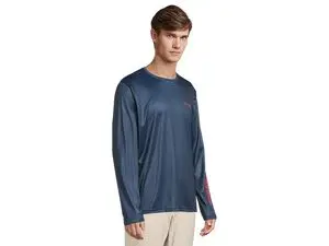 Columbia Terminal Tackle Pfg High Side Long Sleeve Clothing Collegiate /pfg High Side Dorado - Navy