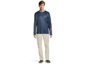Columbia Terminal Tackle Pfg High Side Long Sleeve Clothing Collegiate /pfg High Side Dorado - Navy