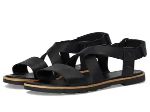 Sorel Ella Iii Crisscross Sandals - Black