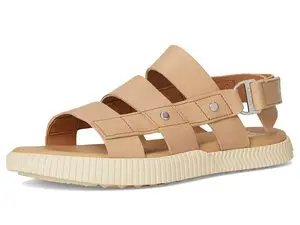 Sorel Ona Ave Slingback Flat Sandals - Brown