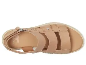 Sorel Ona Ave Slingback Flat Sandals - Brown