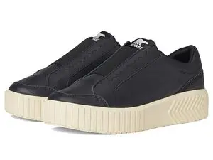 Sorel Slip-on Sneakers With Suede Upper And Lug Sole - Black