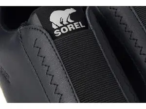 Sorel Slip-on Sneakers With Suede Upper And Lug Sole - Black