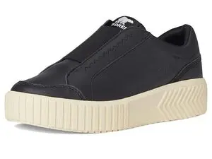 Sorel Slip-on Sneakers With Suede Upper And Lug Sole - Black