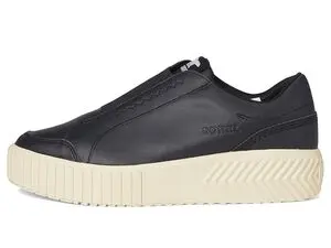 Sorel Slip-on Sneakers With Suede Upper And Lug Sole - Black