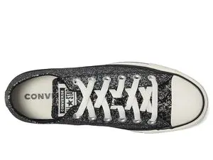 CONVERSE Chuck Taylor All Star Low Top Glitter Sneakers - Black