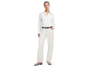 Madewell Darted Barrel Jean In Vintage Canvas - Beige