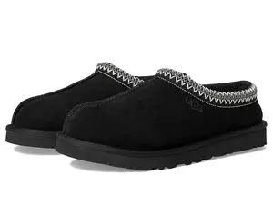 UGG Tasman Ii Suede Sheepskin Lined Slip-on Slipper - Black