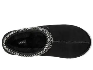 UGG Tasman Ii Suede Sheepskin Lined Slip-on Slipper - Black