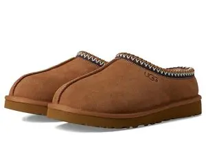 UGG Tasman Ii Suede Sheepskin Lined Slip-on Slippers - Chestnut