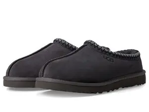 UGG UGG Tasman II Suede Sheepskin Lined Slip-On Slippers Dark Grey