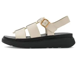 Fitflop Gen-ff Leather Fisherman Wedge Sandals - Beige